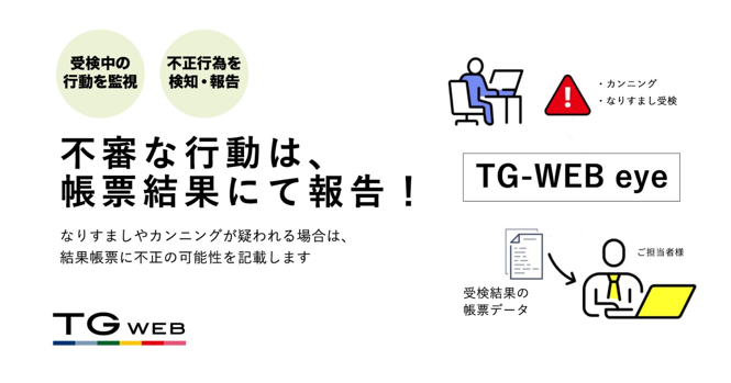 Web採用試験の不正を検知するAI監視型Webテスト「TG-WEB eye」を発表―ヒューマネージ|HRzine
